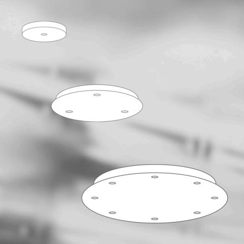 ROUND CEILING BASES | Davidts Lighting