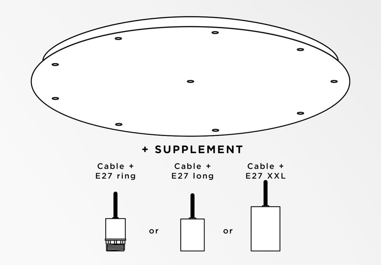 Ceiling base 10 o83 | Davidts Lighting